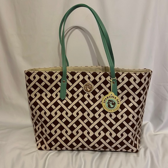 Spartina 449 | Bags | Spartina 449 Shopper Tote Retired Madison Pattern ...